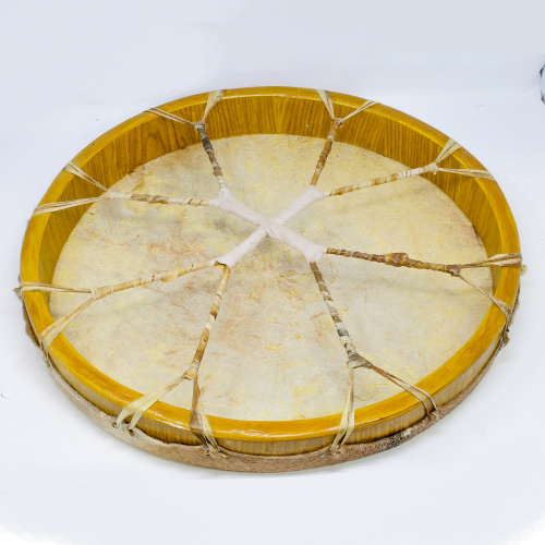 ŠAMANSKÝ BUBON KRUHOVÝ 40 CM - KOZIA KOŽA so srsťou - svetbubnov.sk